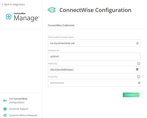 Connectwise Manage Integration Setup Guide Quickpass Software