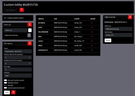 how to use the lobby system industructions below