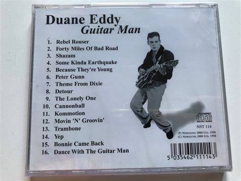Duane Eddy Guitar Man Newsound 2000 Audio Cd 1998 Nst 114