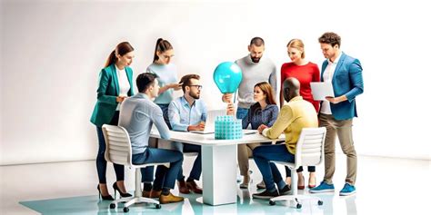 3d Candid Ai Enhanced Branding Session Concept As A Candid Capture Of A Marketing Team