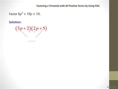 PPT More On Factoring Trinomials PowerPoint Presentation Free Download ID