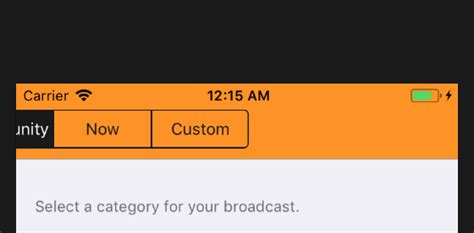 Objective C Segmented Control In Navigation Bar Broke With Latest Xcode 92 Stack Overflow