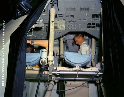 Inside Apollo Command Module 17