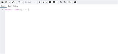 Query Tool PgAdmin Documentation