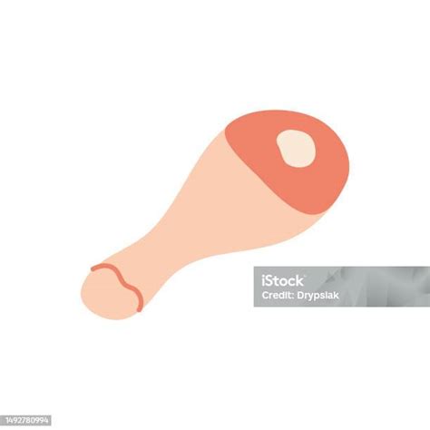 치킨 드럼 스틱 아이콘입니다 신선한 닭고기 실루엣 벡터 그림입니다 가금류에 대한 스톡 벡터 아트 및 기타 이미지 가금류 건강한 식생활 고기 Istock