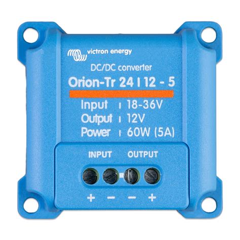 Victron Energy Orion Tr Ip43 2412 Volt 5 Amp 60 Watt Dcdc Converter
