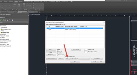 solved catalog schematic and panel footprints autodesk community