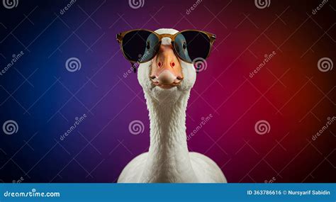 Goose Wearing Business Suit With Gold Egg Cartoon Vector