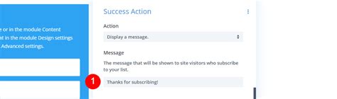 How To Customize The Success Action In Your Divi Email Optin Form