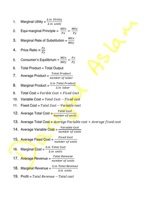 Formula 1 Pdf Economic Equilibrium Macroeconomics