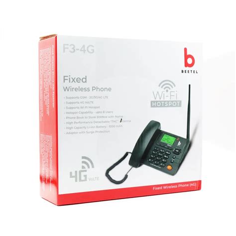 Beetel F3 4g Wireless Telephone Set Black Golchhacomputer Com