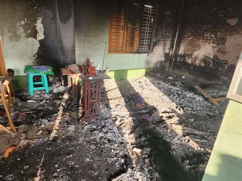 နောင်ချို အုမ္မတီးကျေးရွာ နေအိမ် အလုံး ၂၀ ကို စစ်ကောင်စီ မီးရှို့ဖျက်ဆီး သျှမ်းသံတော်ဆင့်