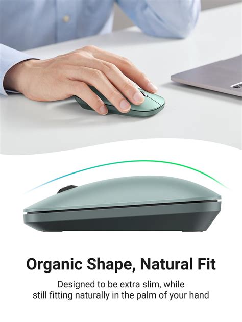Ugreen Portable Wireless Mouse Green Modern Electronics