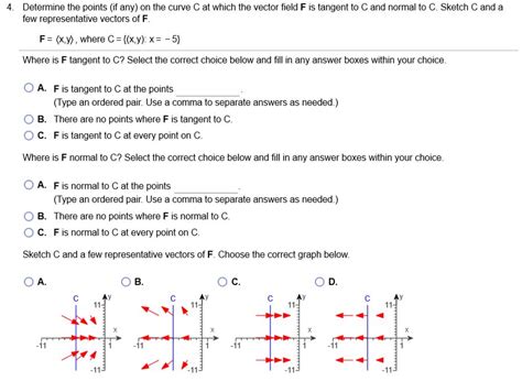 Solved Determine The Points If Any On The Curve C At Chegg