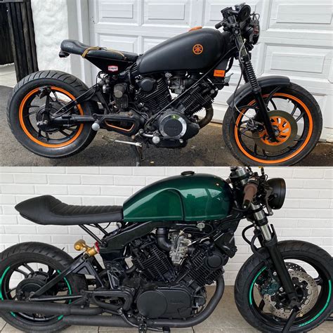 1982 Yamaha Xv750 Cafe Racer Before And After Cafe Racer Forum