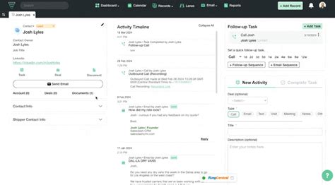 Salesdash Crm On Linkedin Send Emails To Your Shipper Prospects Directly From Your Crm Build And…