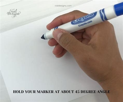 Learn How To Do Calligraphy With Crayola Markers Vial Designs