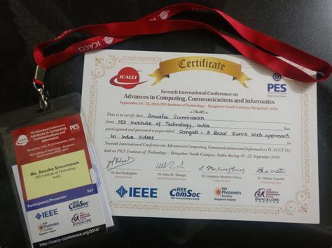 Anusha Sreenivasan On Linkedin Video Indexing Research Presenter Ieee Icacci