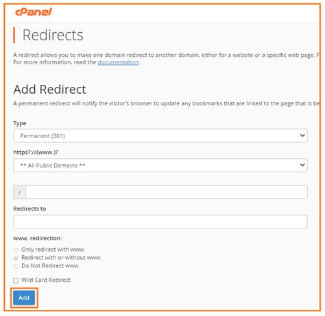 How To Redirect An Ip Address To A Domain In Cpanel