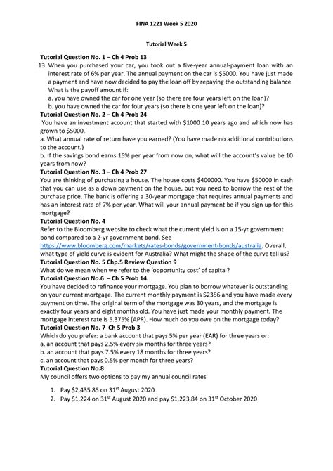 Tutorial Questions Week 5 Questions Warning Tt Undefined Function