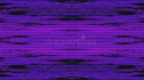 Abstract Simulation Of Analog Interference Vintage Tv Glitches Old Video Footage Stock