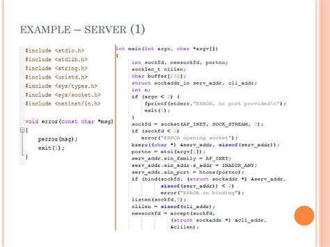 Socket Programming in C - ppt download