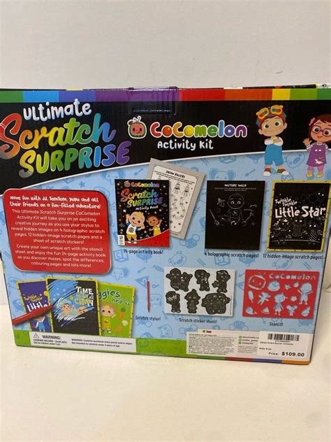 New Cocomelon Activity Kit Ultimate Scratch Surprise 興趣及遊戲 手作＆自家設計 文具及工藝 畫作及印刷品 Carousell