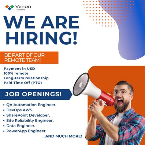 Venon Solutions On Linkedin Hiring Wearehiring Staffing Remotejobs Developers Java Dotnet