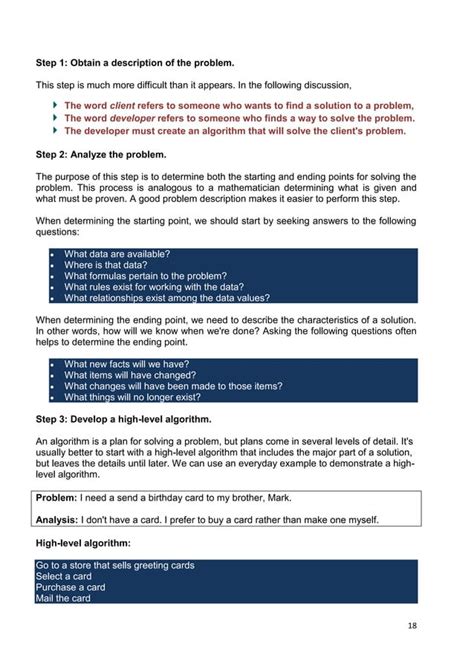 Unit 1 Problem Solving With Algorithm Pdf