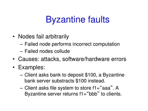 Ppt Byzantine Fault Tolerance Powerpoint Presentation Free Download Id3806674