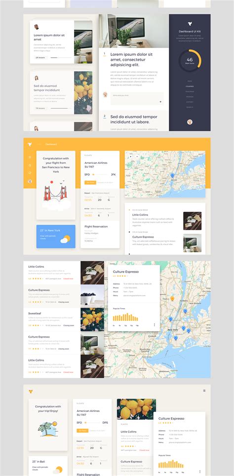 Dashboards Ui Kit On Behance