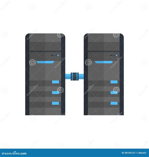 data center icon cloud computer connection hosting server database