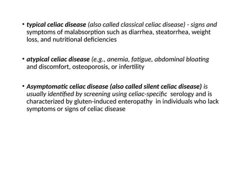 Approach To Celiac Disease And Its Management Pptx Digestive
