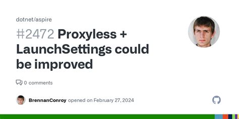 proxyless launchsettings could be improved · issue 2472 · dotnet