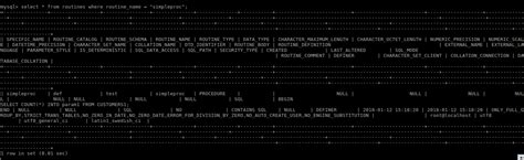 Sql MySQL Command Output Too Wide In Command Line Client Stack Overflow