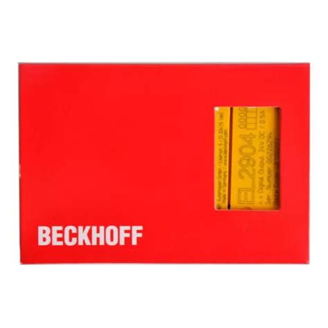 New Beckhoff El2904 Analog Input Terminal Module Expedit Ssg Meses