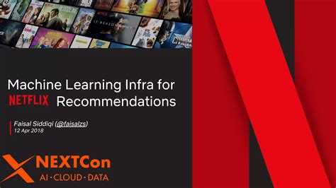 netflix machine learning infra for recommendations 2018 ppt