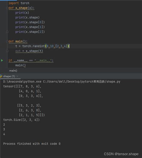 张量的shape csdn博客