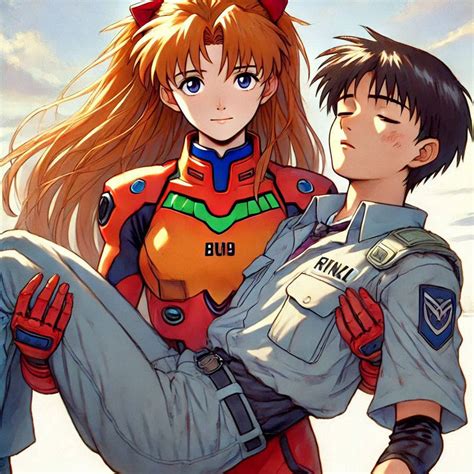 Asuka Carries Shinji By Liftlovelife On Deviantart