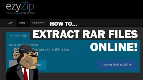 How To Extract RAR Files Online YouTube