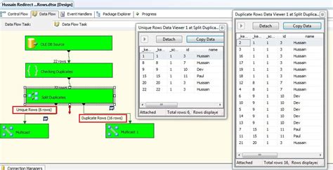 Msbi Question And Answer By Hussain Redirect Duplicate Rows Using Ssis