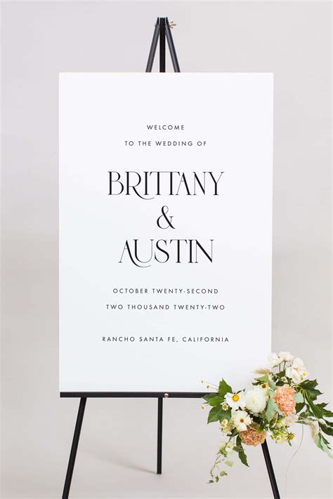Wedding Signing Examples