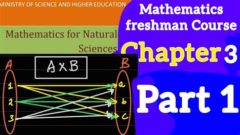 Mathematics Freshman Course Chapter 3 Part 1 Youtube
