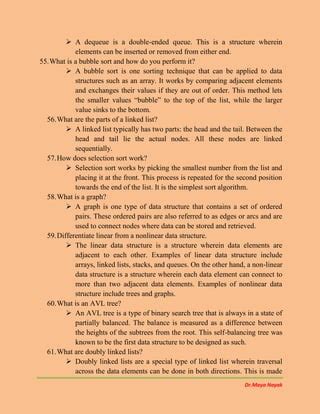 Data Structures PDF