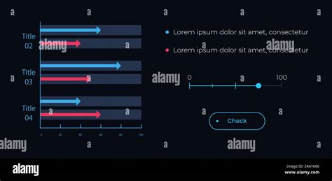 Diagram With Arrows Ui Element Template Stock Vector Image And Art Alamy