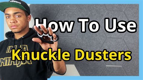 How To Use Knuckle Dusters Martial Arts Tutorial Youtube