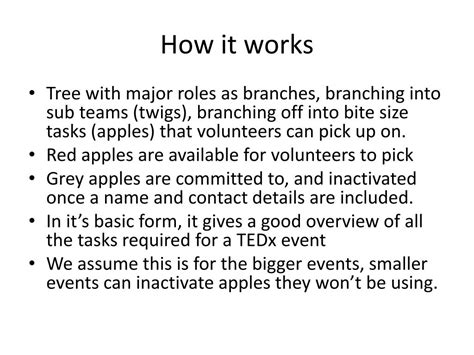 PPT TEDx Task Tree PowerPoint Presentation Free Download ID 1097518