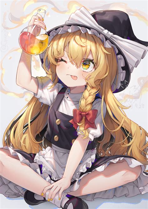 Kirisame Marisa Touhou Drawn By Gunjou Row Danbooru