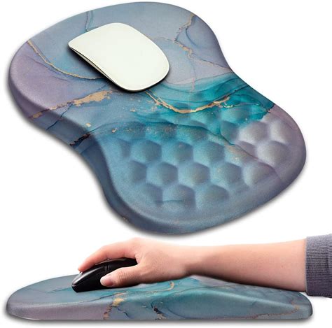 Duadeli Ergonomic Mouse Pads Wrist Support With Massage Dot