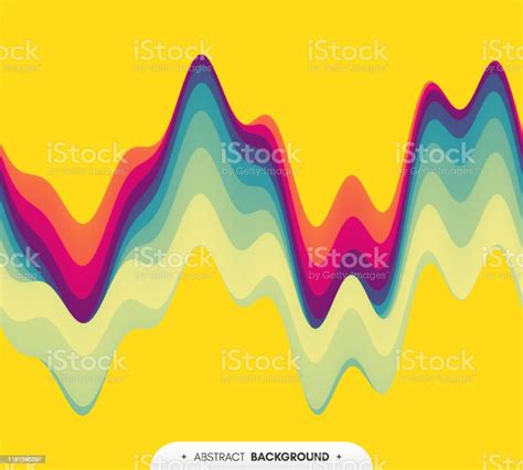 추상 파형 배경입니다 3d 기술 스타일 음파벡터 일러스트레이션 0명에 대한 스톡 벡터 아트 및 기타 이미지 0명 3차원 형태 가리기 Istock